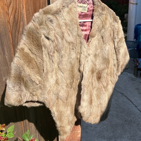 royal furs | Jackets & Coats | Fur Cape | Poshmark
